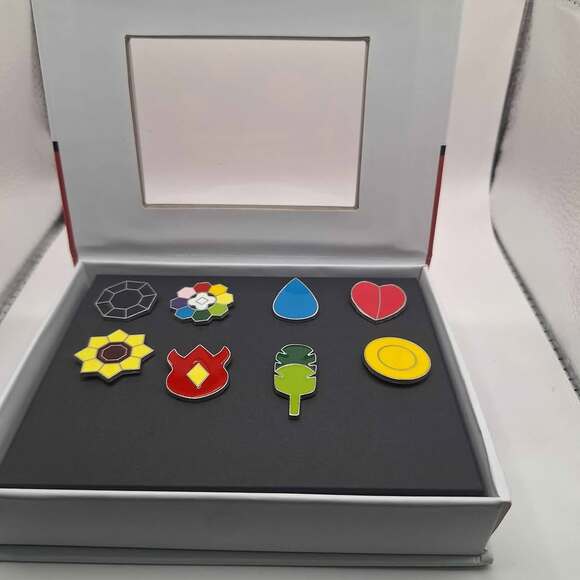 Unbranded | Accessories | Gym Trainer Badges Set Of 8 Pins Kanto Region ...